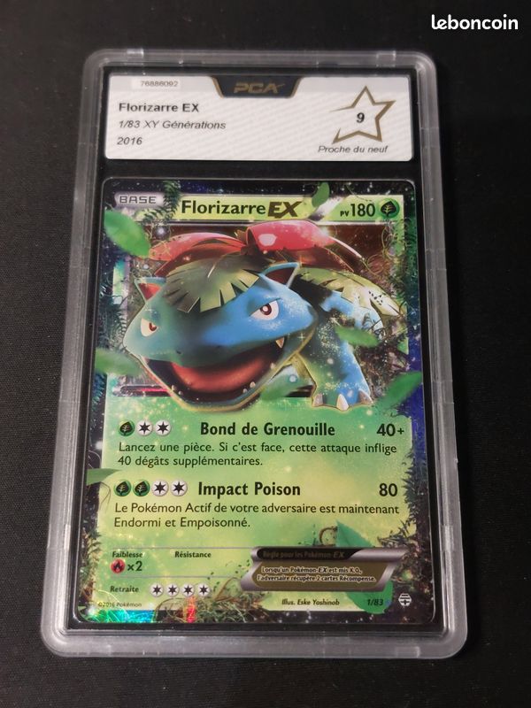 Carte Pokémon Florizarre EX 1/83 XY Générations PCA 9 - Collection