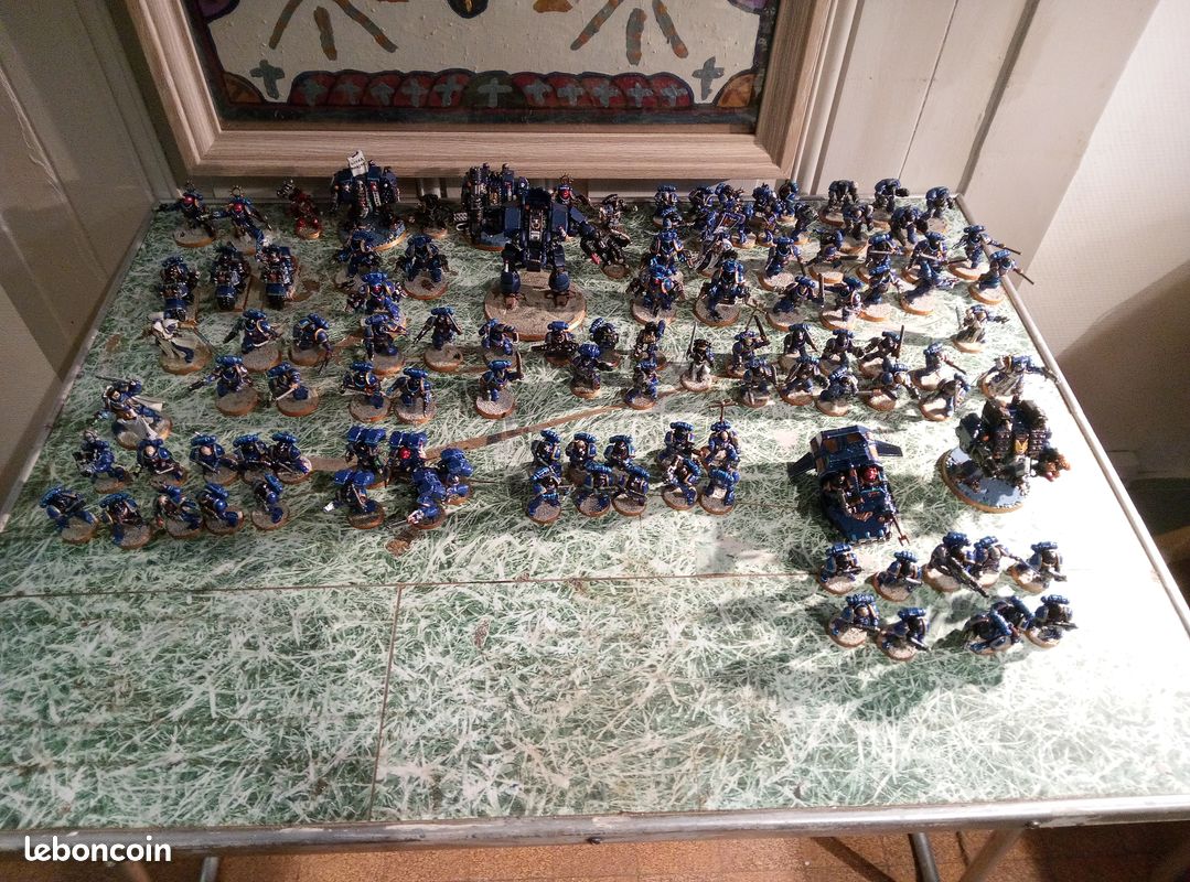 Warhammer 40k : ultramarines / Space marines Très biens peins - Jeux ...