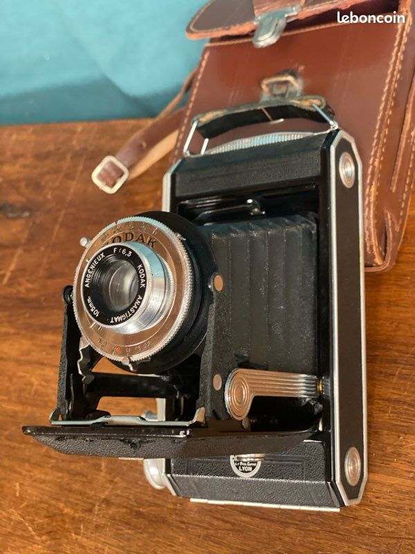 Appareil photo pliant vintage Kodak A Modèlele 11 1949 - Fabriqué en ...