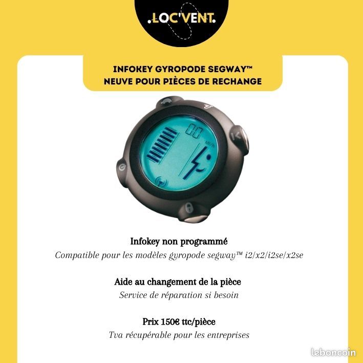 Infokey gyropode segway™neuve pour pièces de rechange - Sport & Plein air