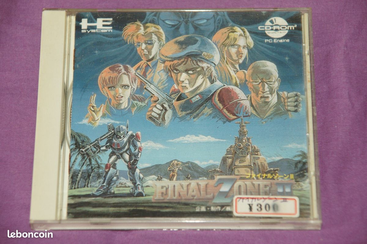 FINAL ZONE 2 JAP+spin pc engine cd - Collection