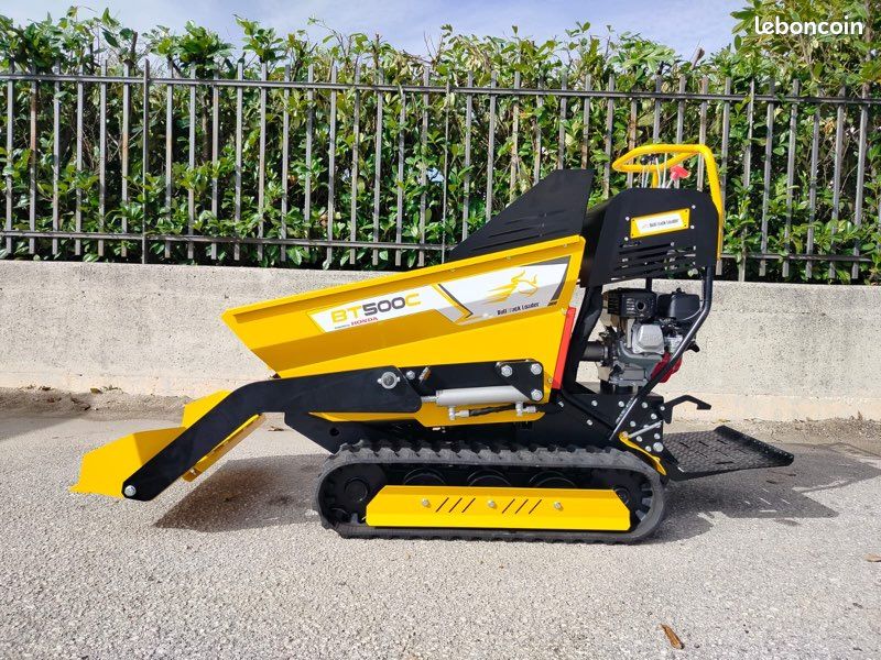 Mini dumper à chenilles BULLTRACK BT500C - BTP - Chantier gros-oeuvre