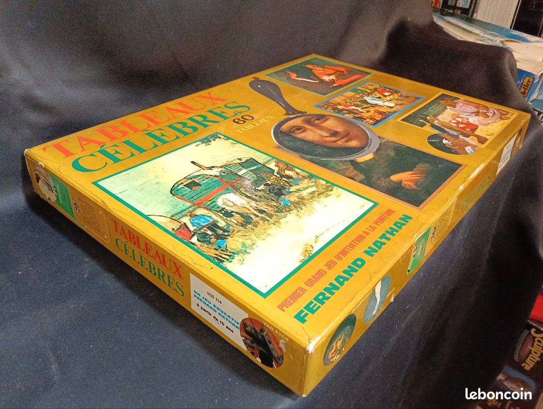 Jeux de société tableaux célèbres complet excellent état Nathan vintage ...