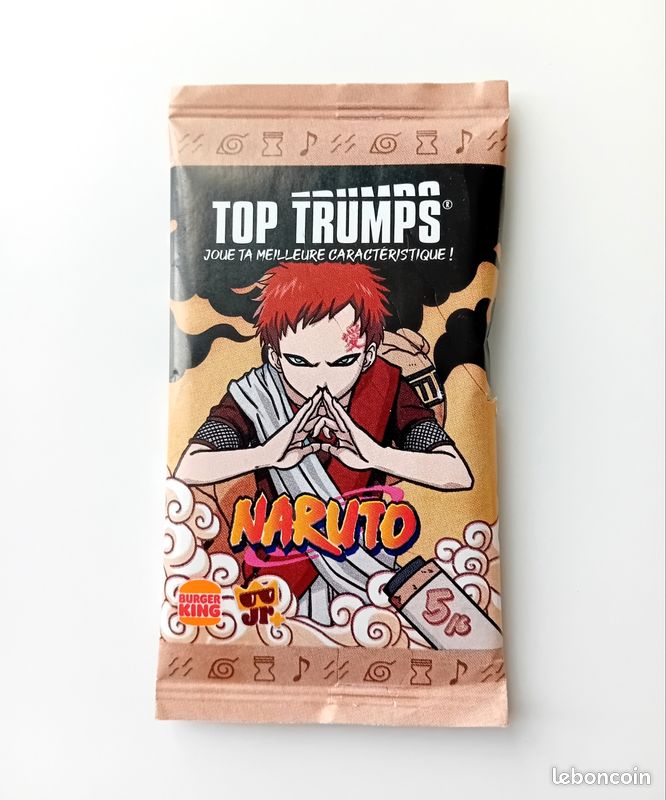 Cartes Naruto Top Trumps Burger King ECHANGE - Jeux & Jouets
