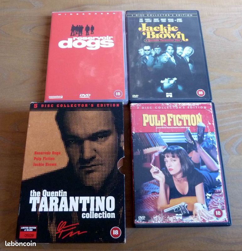 Coffret DVD 5 disc COLLECTOR'S EDITION TARANTINO - DVD - Films