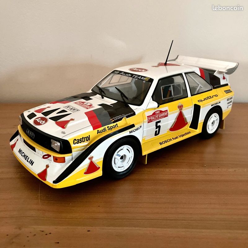 Altaya 1/18 Audi Quattro S1 E2 Vainqueur Rallye San Remo 1985 WRC ...