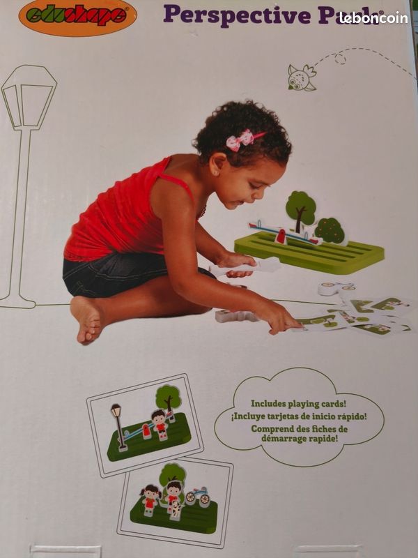 Jeu éducatif de logique spatiale perspektive park reperage dans l ...