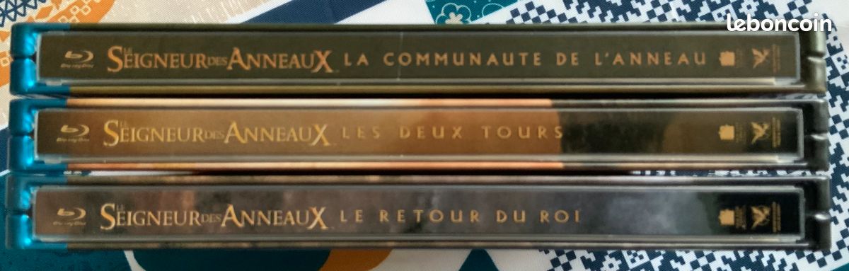 3 blu-ray Steelbook Le Seigneur des Anneaux - DVD - Films