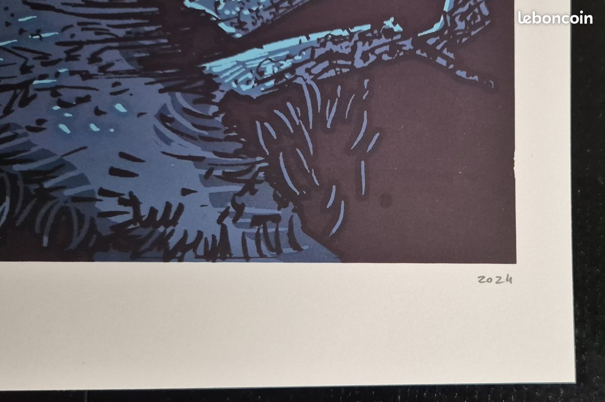 Affiche Les Simpsons - El Barto - Springfield at Night - Tim Doyle ...