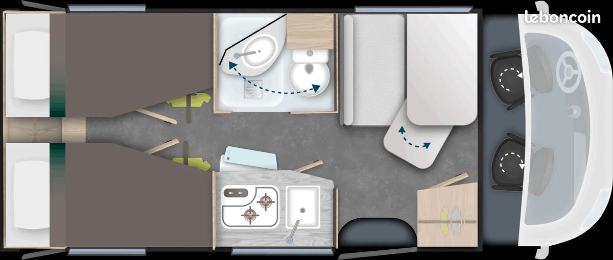 Camping car Profilé CHAUSSON SPORT LINE S 697 - Caravaning