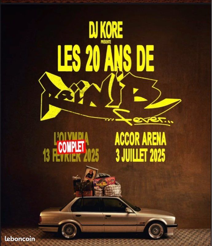 Concert Dj Kore - Raïnb fever 3 juillet - Billetterie