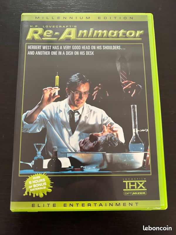 Dvd Zone 1 vo : Re-Animator (The Millennium Edition) Jeffrey Combs ...