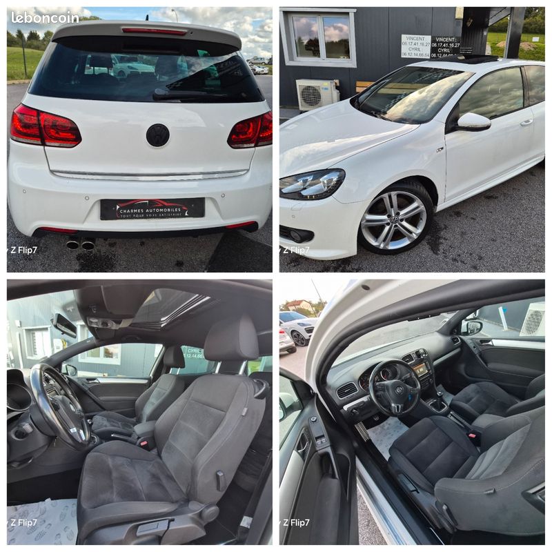 Volkswagen golf 6 r-line 1.6 tsi 160 cv carnet francais suivi révisé ...