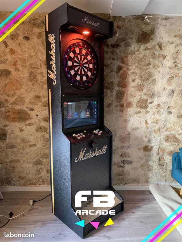 Borne dart cab Retour vers le garantie 3 ans écran 24 pouces son 2.1 ...