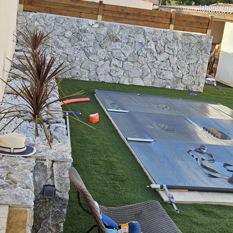 Mur en pierre sèche multicolore⁢⁪⁪⁬⁠⁠⁠⁭ ‍⁯⁯‍‌‌ - Bricolage