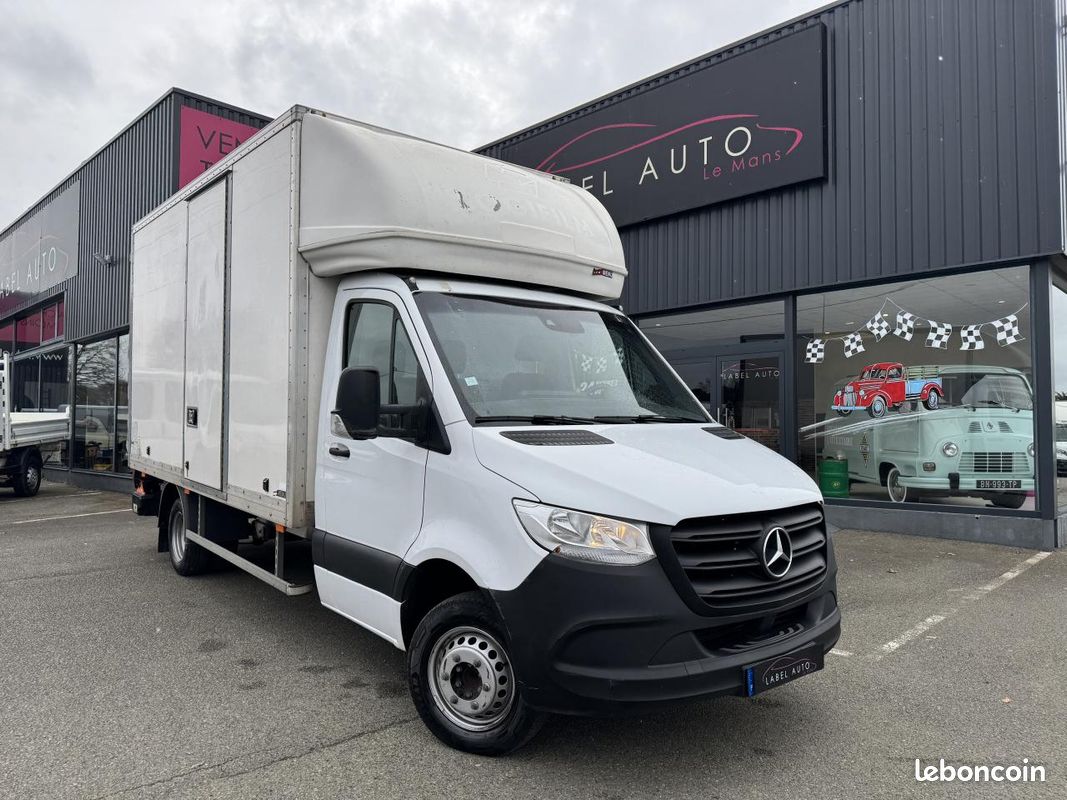 MERCEDES SPRINTER 43 RJ 3.5t 514 CDI 143CH CAISSE 22M3 + HAYON ...