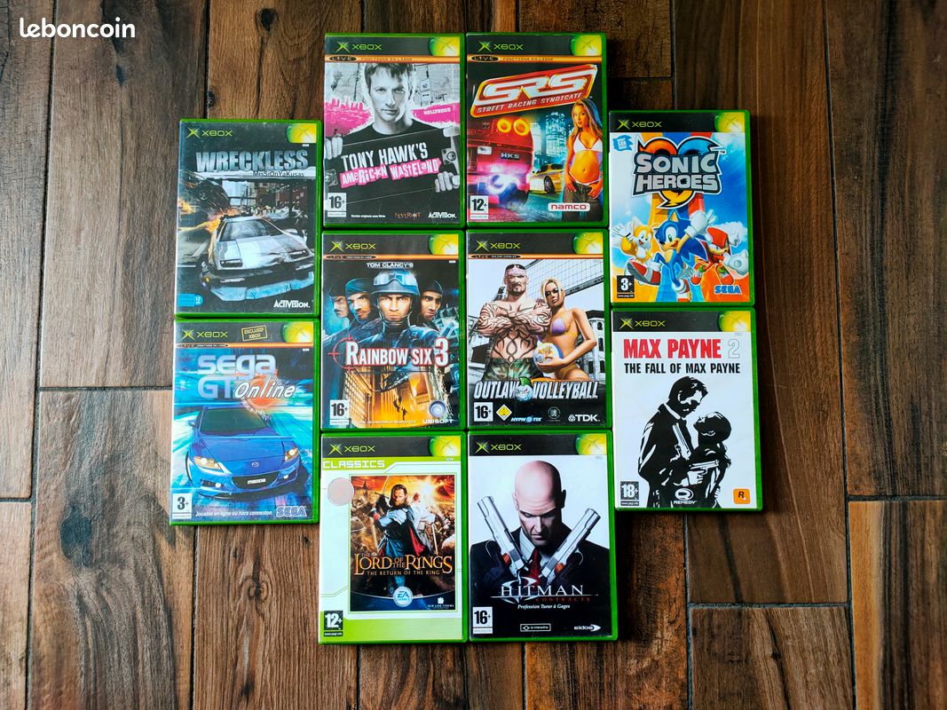 Lot de 10 jeux Xbox - Lot 1 - Jeux vidéo