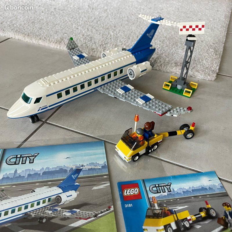 LEGO City 3181 L’avion - Jeux & Jouets