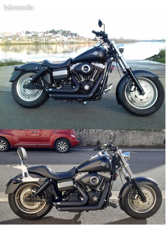 Harley – FXDF Dyna Fat bob 1584 Black denim - Motos