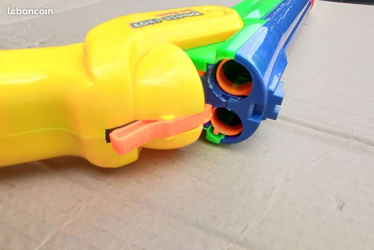 Fusil NERF Double Shot Dart Blaster (Buzz Bee) - Jeux & Jouets