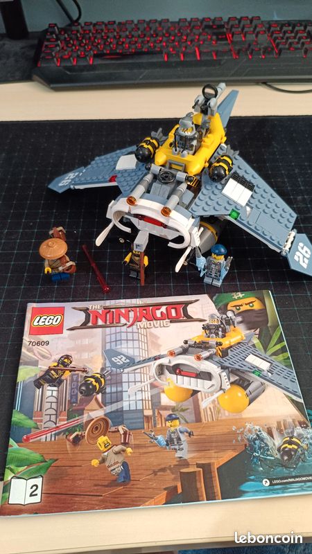 LEGO Ninjago Movie 70609 Manta Ray Bomber – Complet - Jeux & Jouets