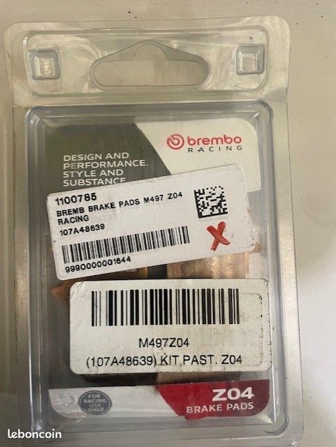 Plaquettes BREMBO Compétition Z04 - Équipement moto