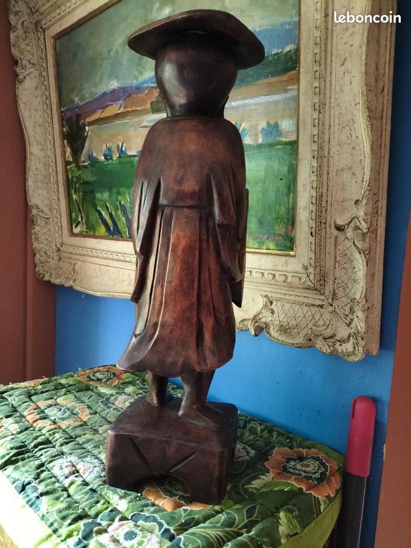 Statuette Vietnamienne en bois dur - Décoration