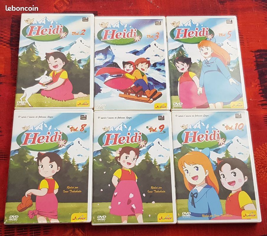 Lot de 6 DVD Heidi - DVD - Films