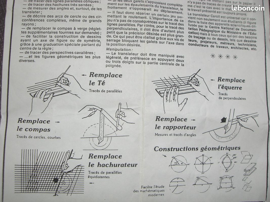 Translateur universel Caroll pour dessin scolaire - Papeterie ...