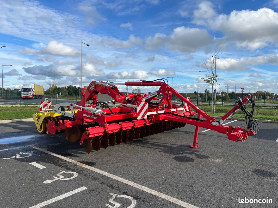 2018 Pottinger Terra Disc 5001 5 m Semi-Mount High-Speed Dechaumeur A ...