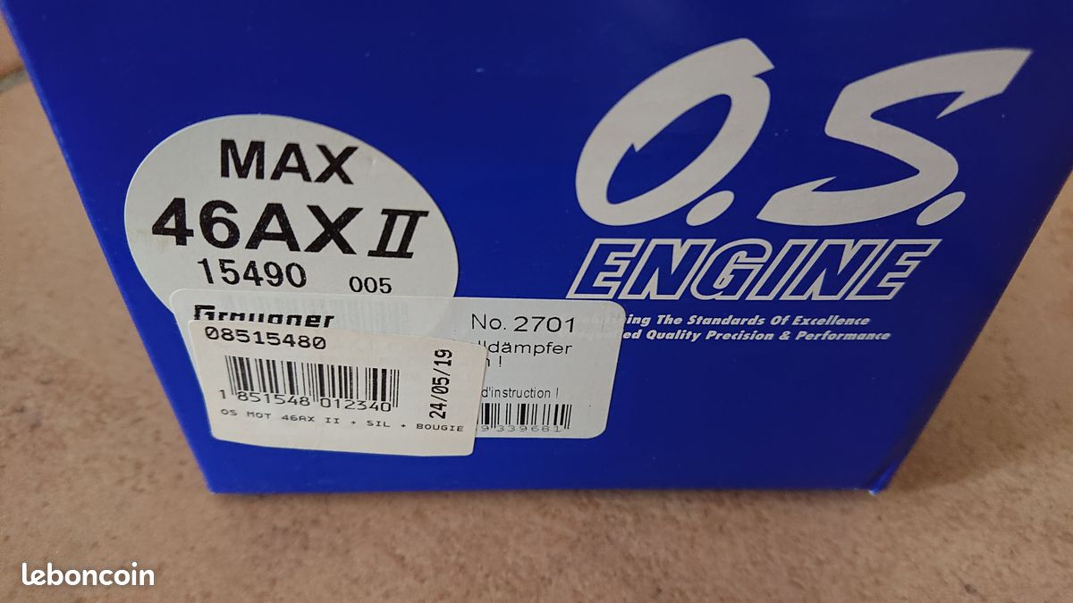 Moteur thermique NEUF OS MAX 46 AX II aéromodélisme - Modélisme