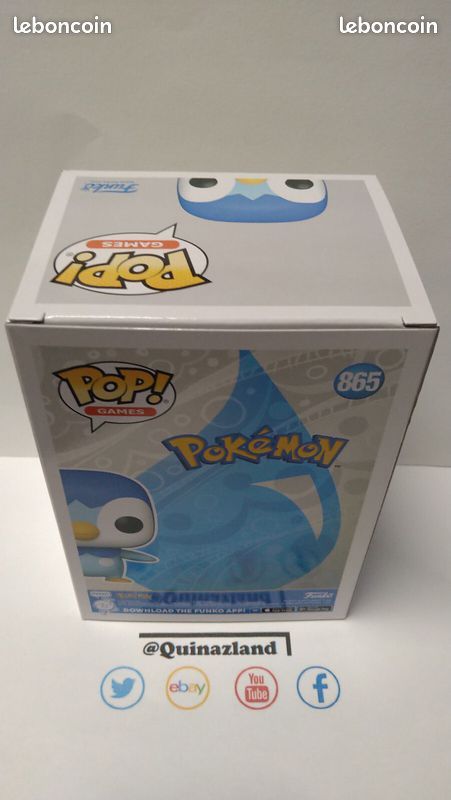 Funko Pop POKEMON POP Games N° 865 Tiplouf - Jeux & Jouets