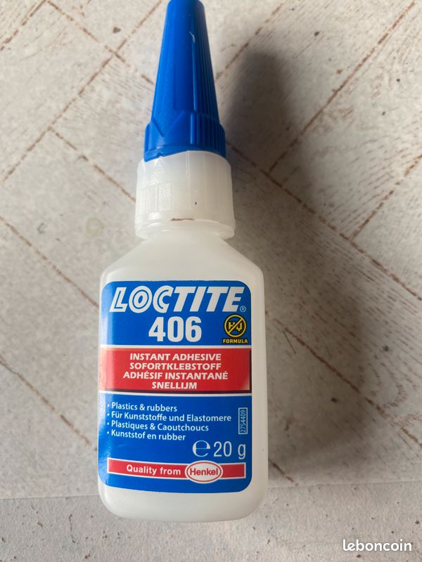 Tube de colle extra forte loctite 406 20g neuf - Bricolage