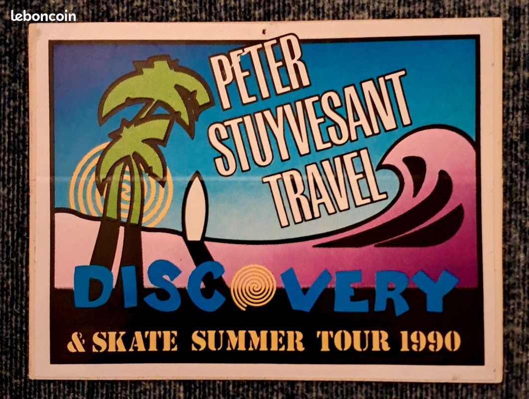 Autocollant vintage Peter Stuyvesant Travel Discovery & Skate Summer ...