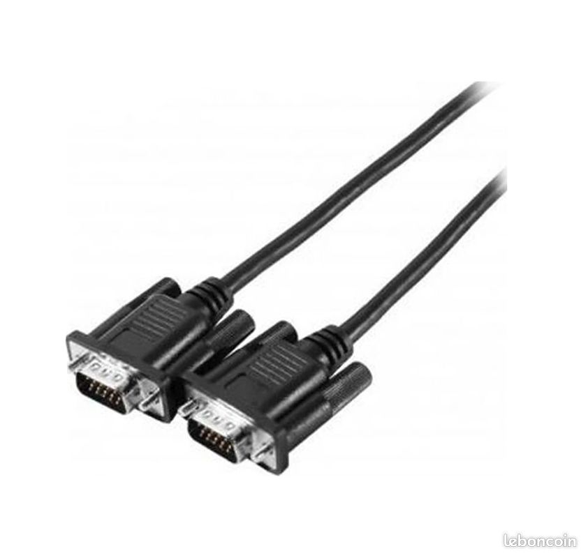 Câble VGA de 1,50m - NEUF - Accessoires informatique