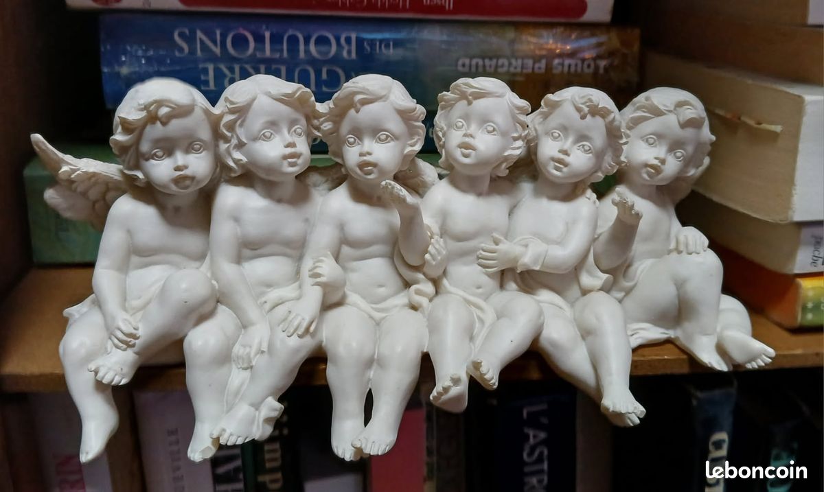 Angelots en résine - Collection