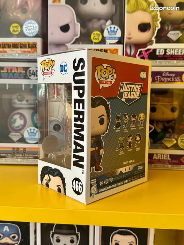 Funko Pop Heroes 466 - Justice League - Superman - Funko Special Edition - Jeux & Jouets