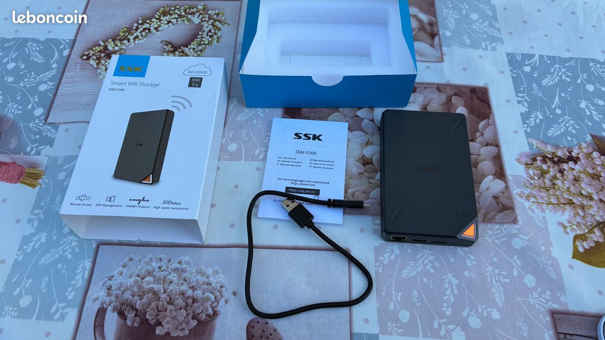 Disque dur SSK cloud SSM-F200 SSD 1T - Accessoires informatique