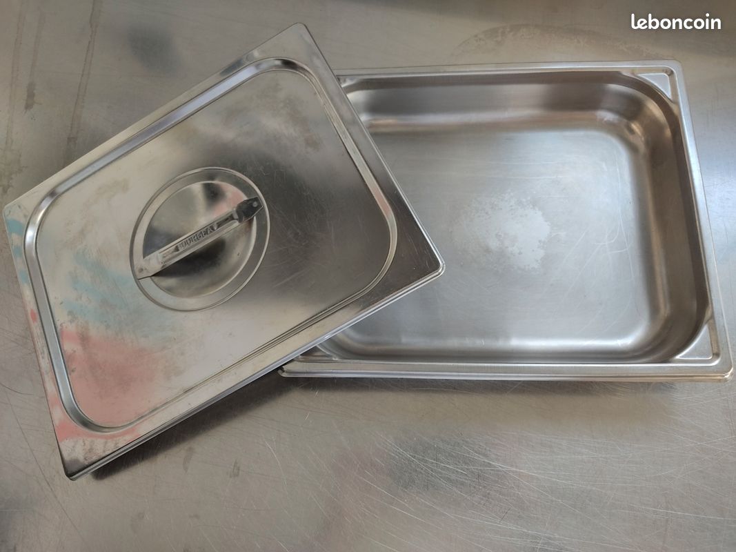 Bac Gastro inox 1/2 GN - Équipements pour restaurants & hôtels