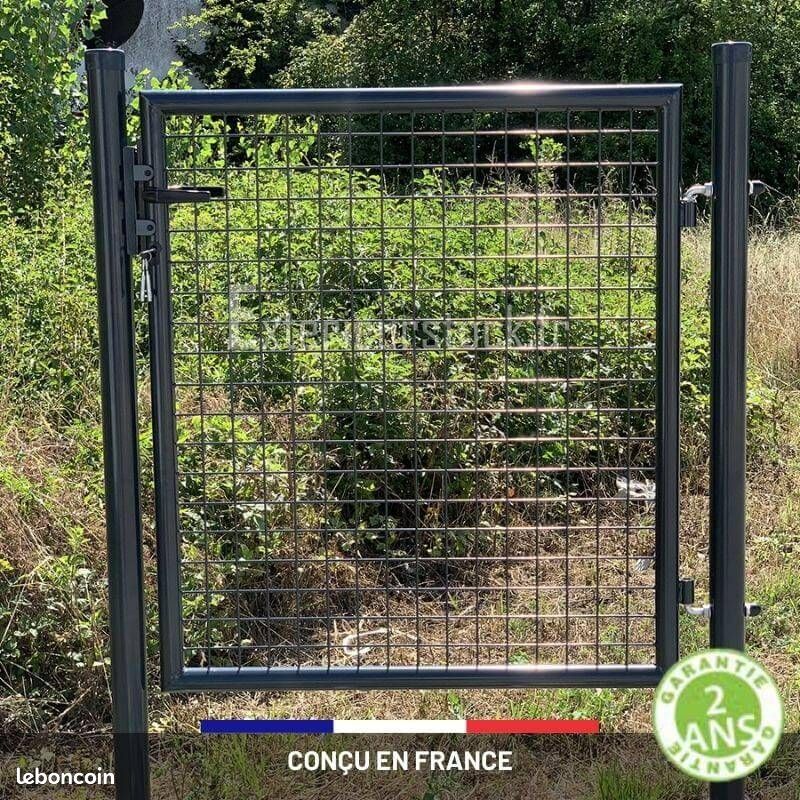 Portillon Carolina 1m50 noir - Bricolage