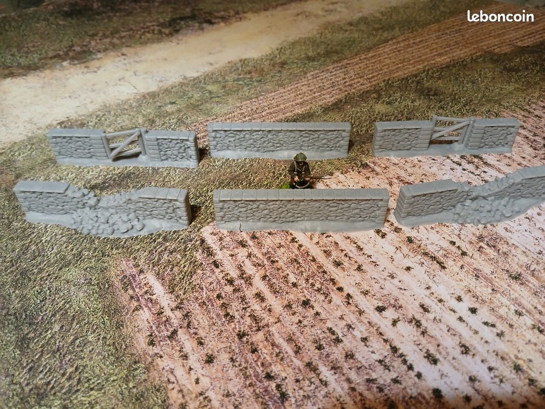 Murets PLA 28mm - Modélisme