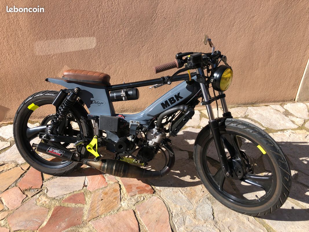 Mbk 51 magnum racing xr custom - Motos