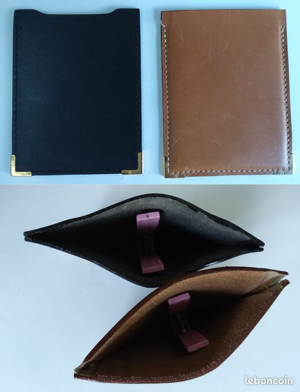 Porte-monnaie portefeuille porte-carte pochette cuir et synthétique ...