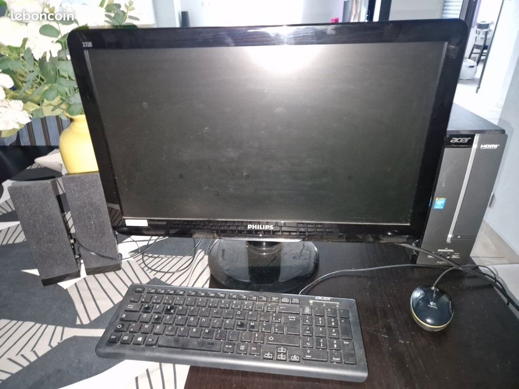 Ensemble ordinateur écran clavier et souris - Ordinateurs