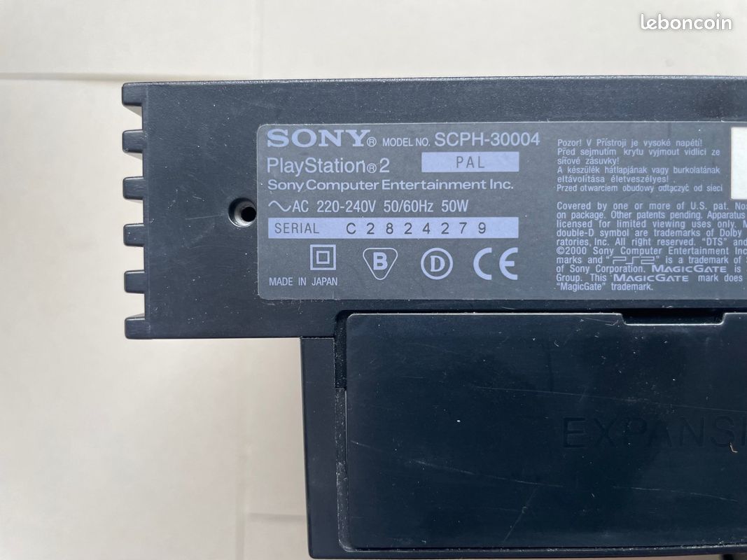 Console Sony ps2 / PlayStation 2 noire SCPH-30004 + 33 jeux + manette ...