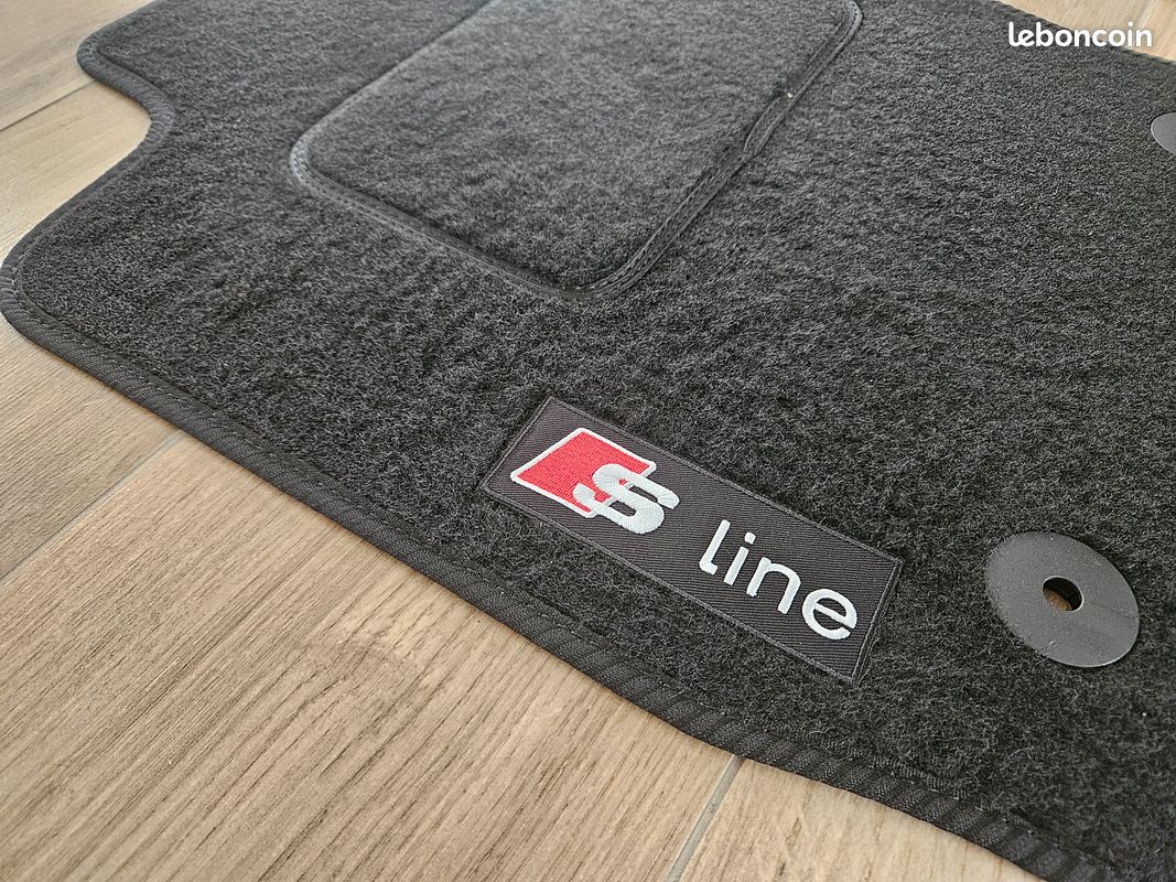 Tapis de Sol AUDI A1 8X Logo SLINE 2010-2018 - Équipement auto