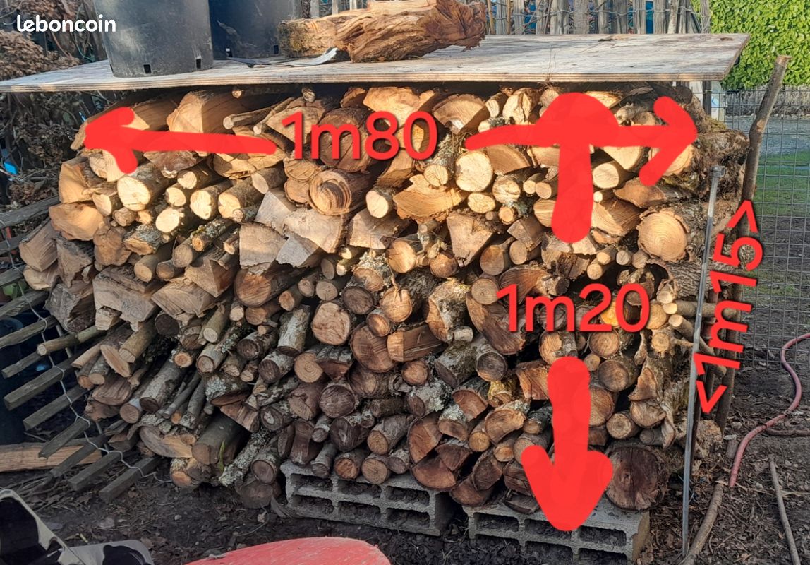 Bois de chauffage 3 stères (bois dur) - Jardin & Plantes