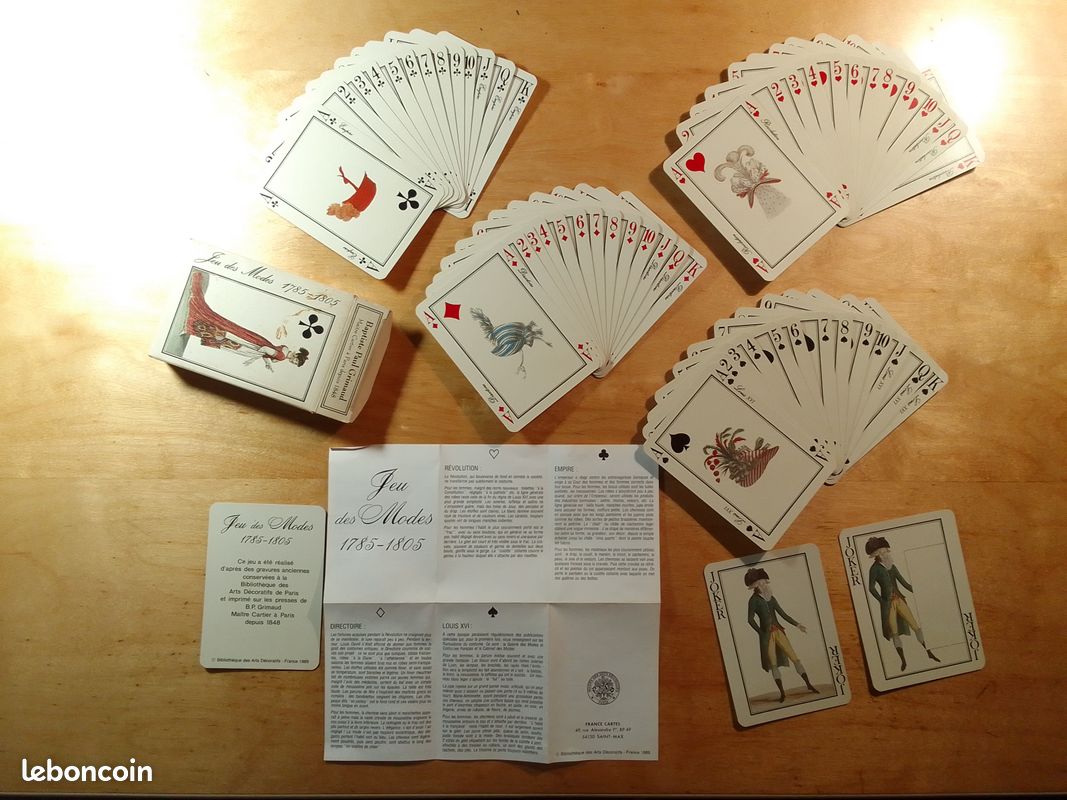 "Jeu des Modes" 54 cartes Grimaud Paris - Collection