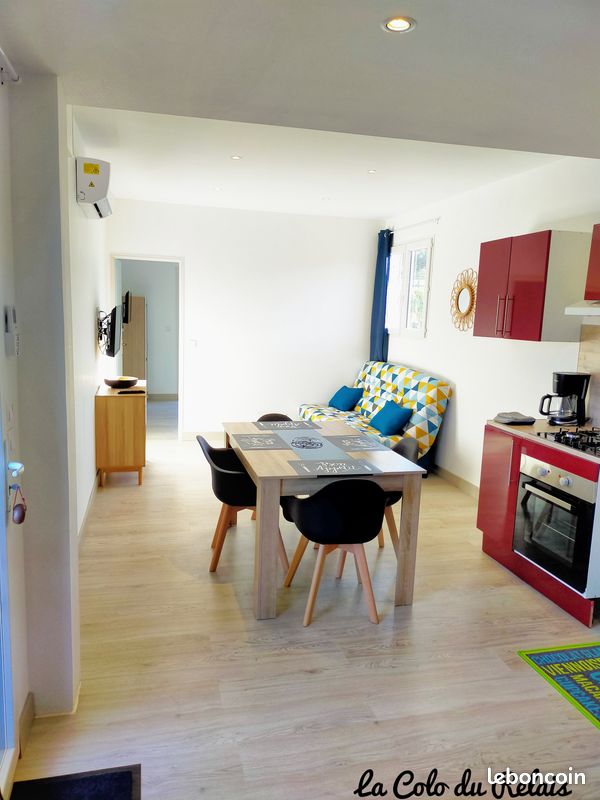 Très jolie maison T2 climatisé 4 pers jardin privatif plage à pied d ...