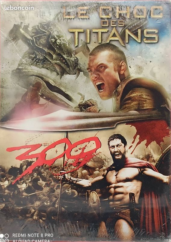 Coffret 2 dvd le choc des titans + 300 neuf - DVD - Films